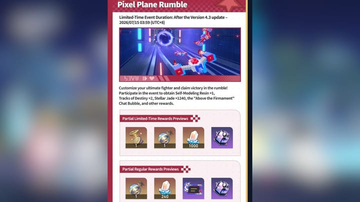 Honkai Star Rail 4.3 events schedule and banners