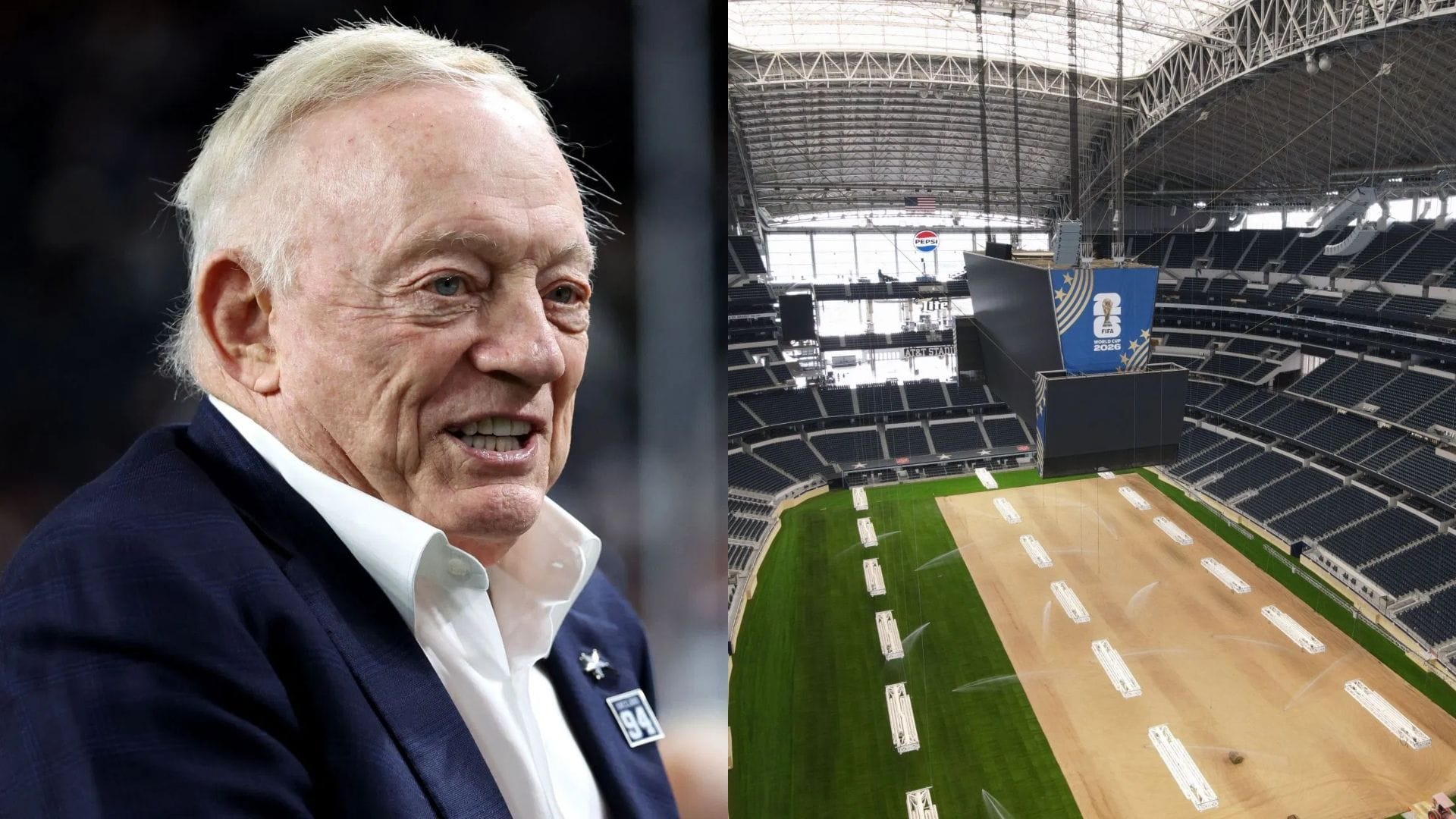 “Jerry Jones is trolling now”: NFL fans react as Cowboys' AT&T Stadium ...
