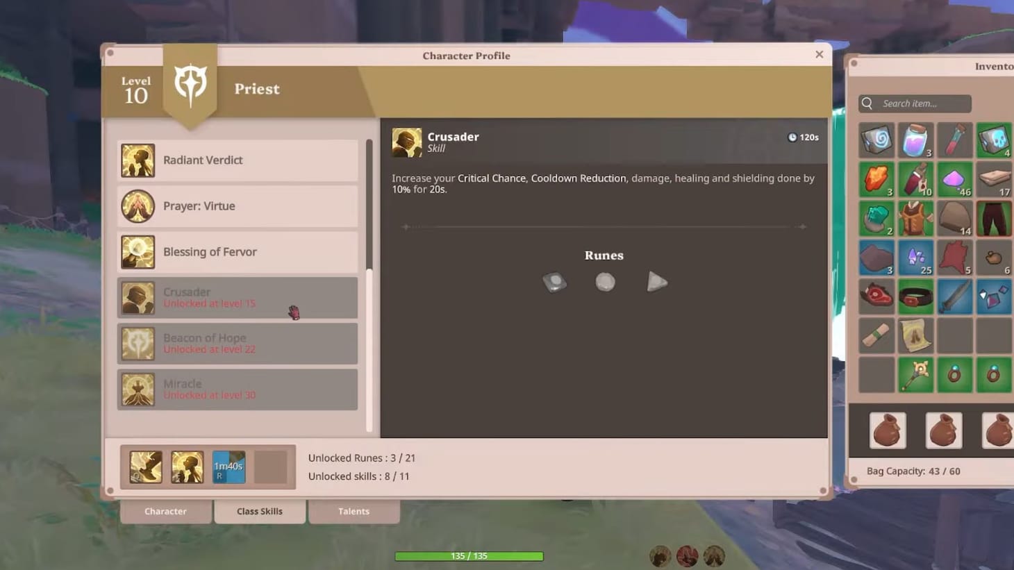 Farever Priest class guide: best Skill rotation, equipment, and tips