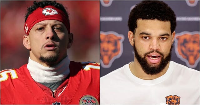 Bears star Caleb Williams snubs Patrick Mahomes from his all-time QB ...