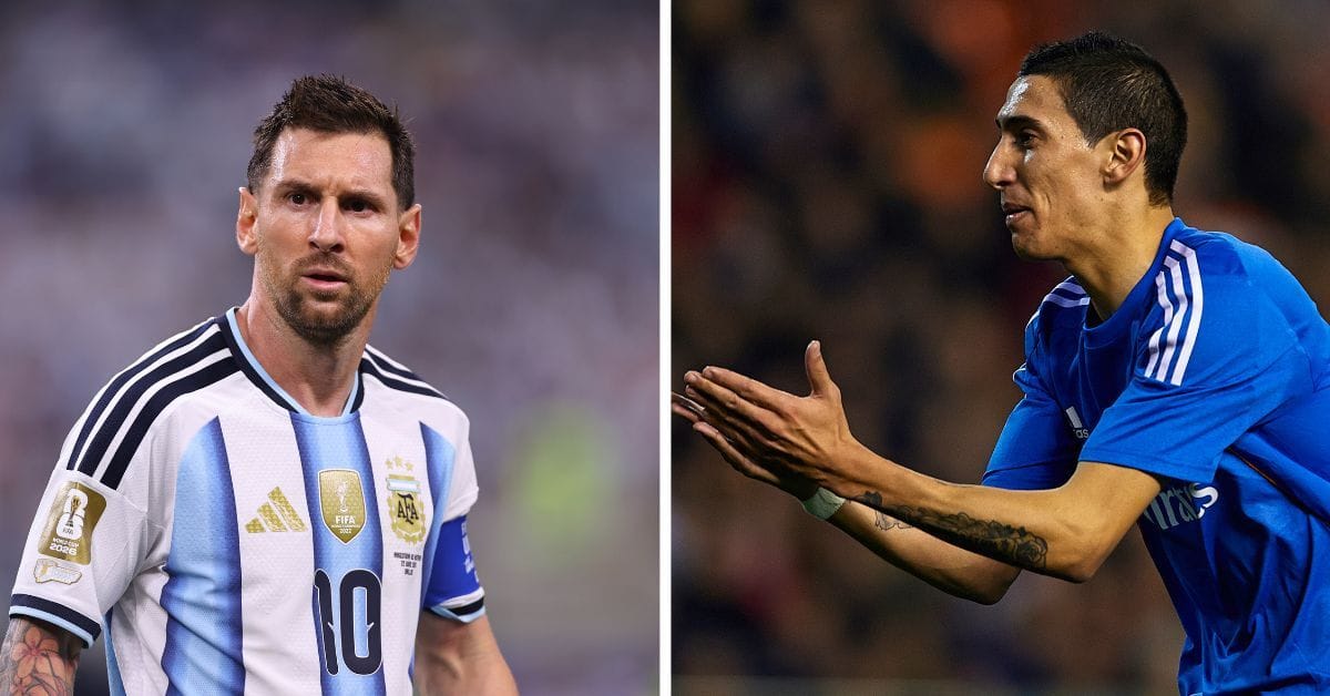 Di Maria reacts with 3-word message after Lionel Messi scores twice to ...
