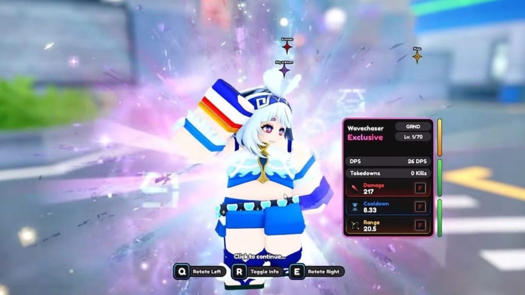 Universal Tower Defense X Wavechaser (Mualani) guide