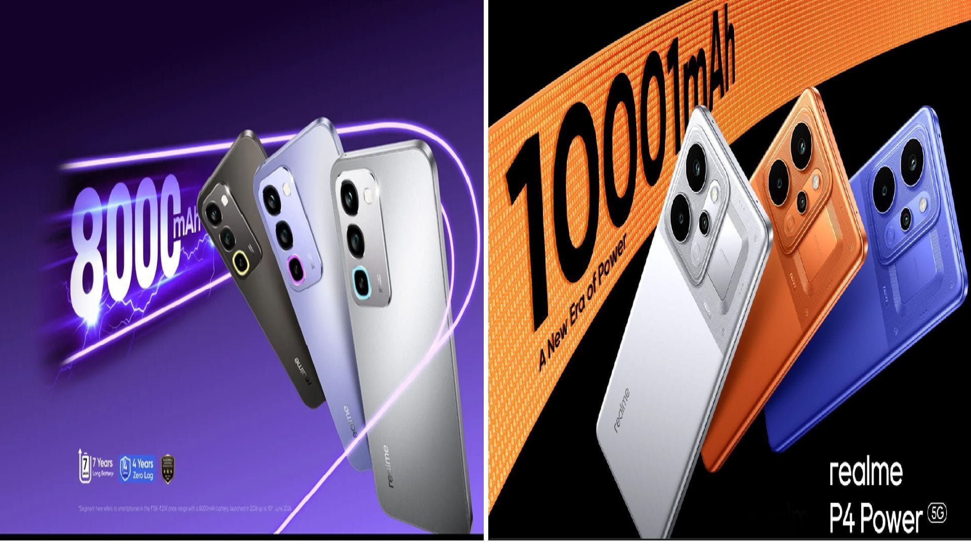 Realme P4R vs Realme P4 Power: Which is the better Realme smartphone in ...