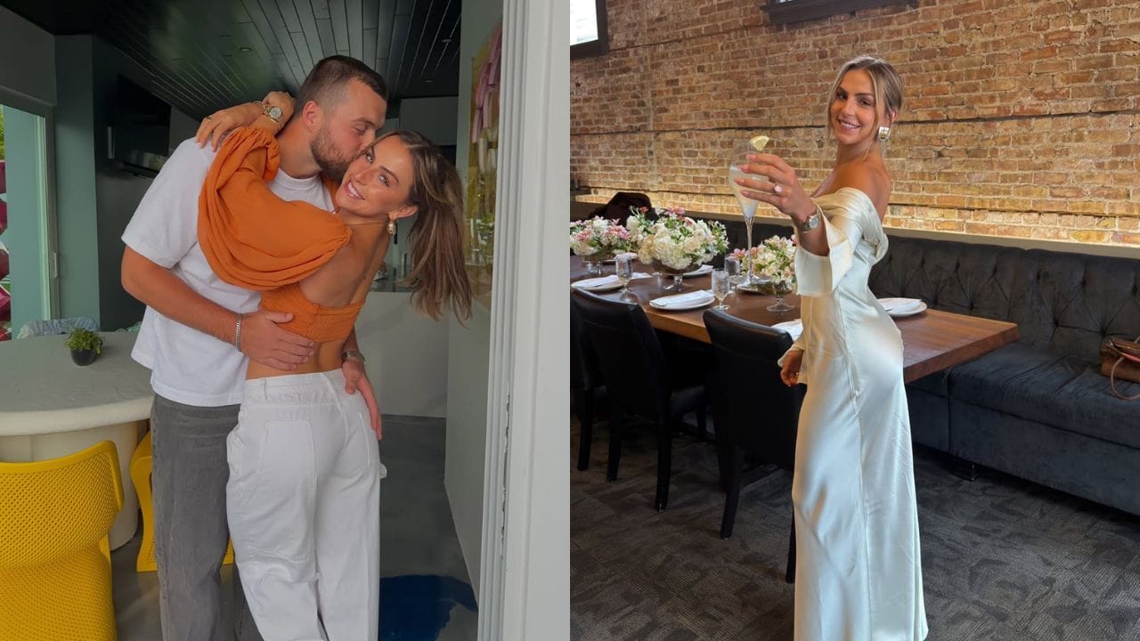 WATCH: Jake Ferguson’s fiancée Haley Cavinder flashes massive 8-carat ...