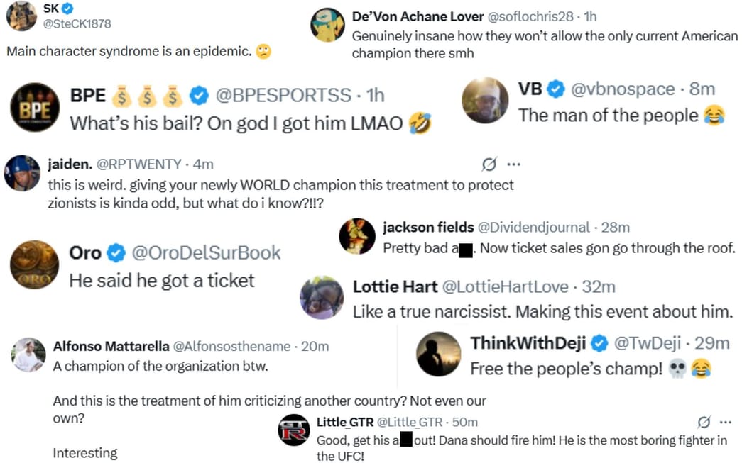 UFC Freedom 250: "Main character syndrome" - Fans react as Sean ...