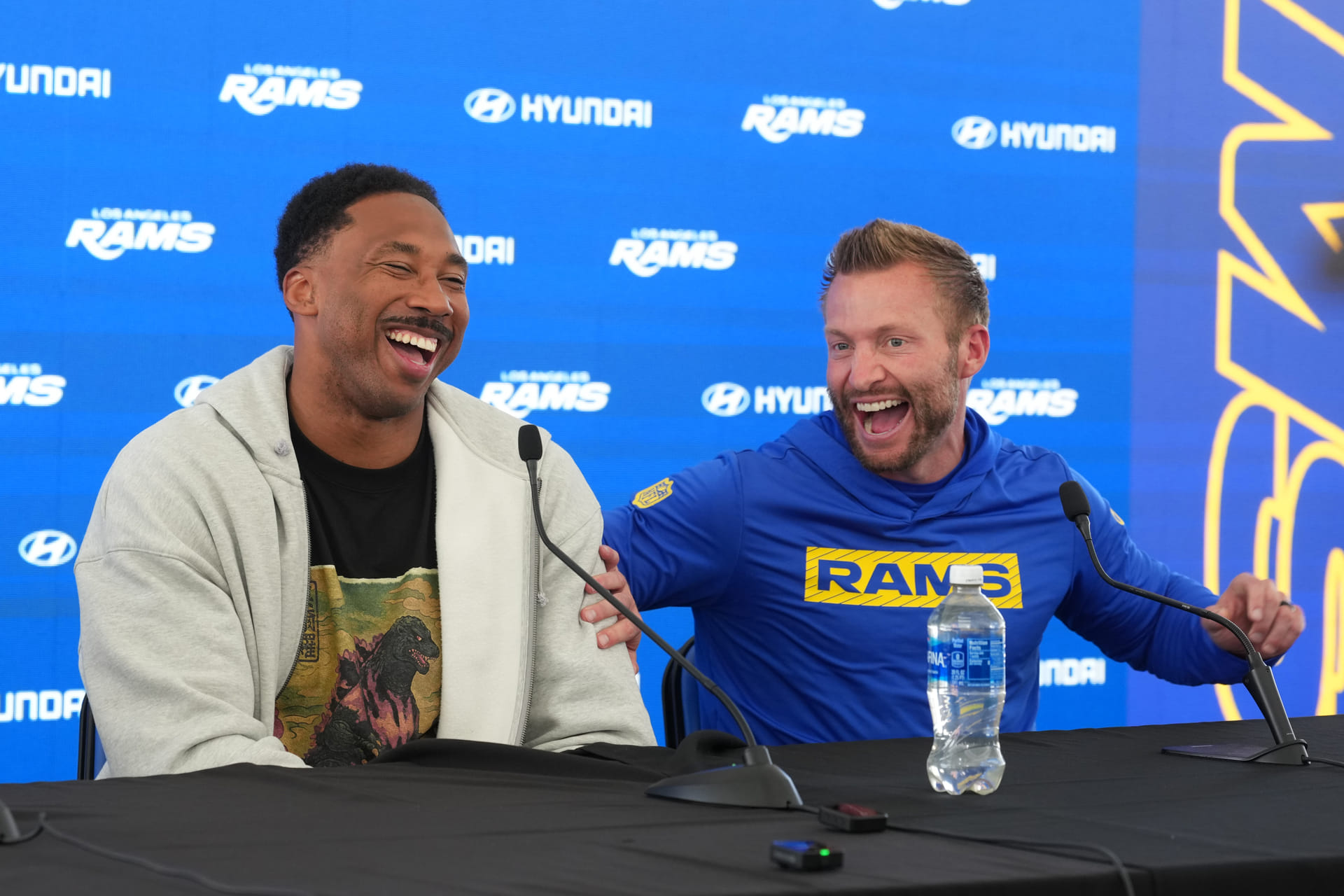 Rams GM Les Snead reveals how Myles Garrett's contract restructure by ...
