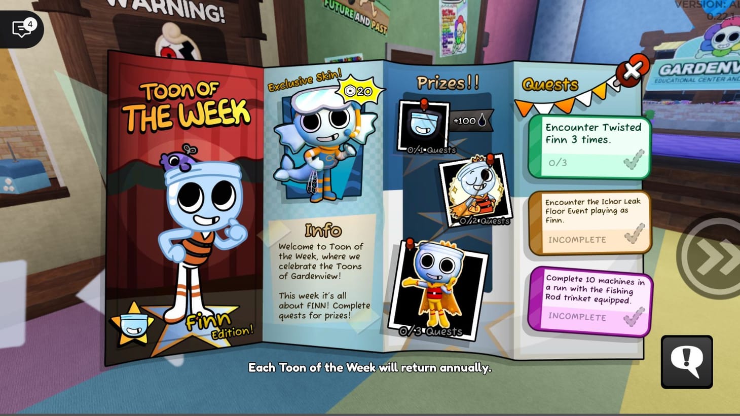 Dandy's World Finn Toon of the Week guide