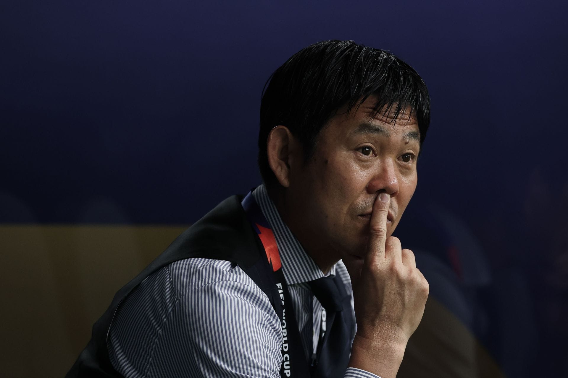 Watch: Japan boss Hajime Moriyasu's unique player tactic method in draw ...
