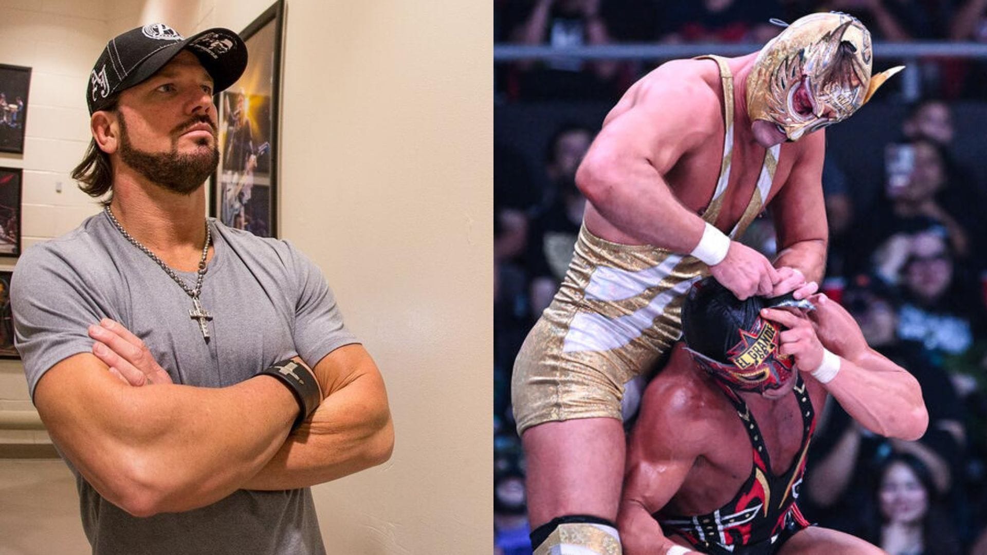 "The blood, the masks being ripped off, so good" - AJ Styles praises ...