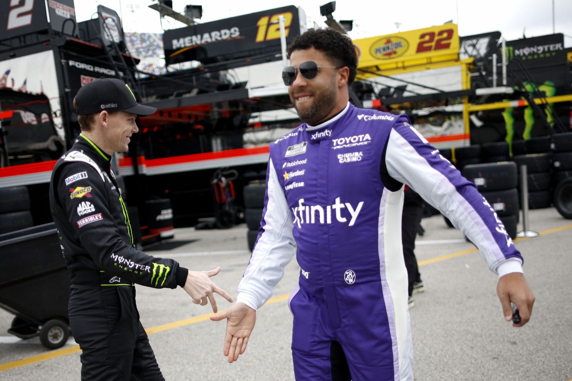 Bubba Wallace gives Riley Herbst heartfelt praise as 23XI Racing ...