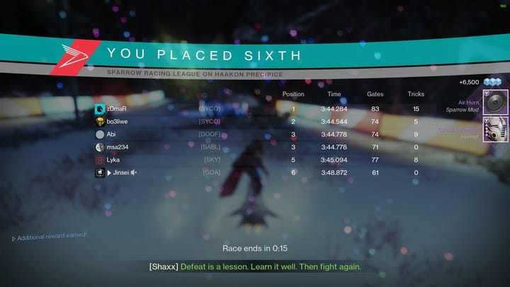 All Sparrow Horns showcase in Destiny 2 (and how to unlock new ones)
