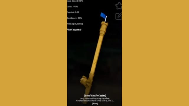 Fisch Sand Castle Caster rod guide