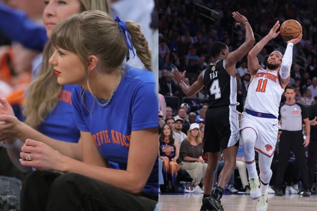 WATCH: Taylor Swift's Viral Dance After Jalen Brunson's 3-Pointer Cuts ...