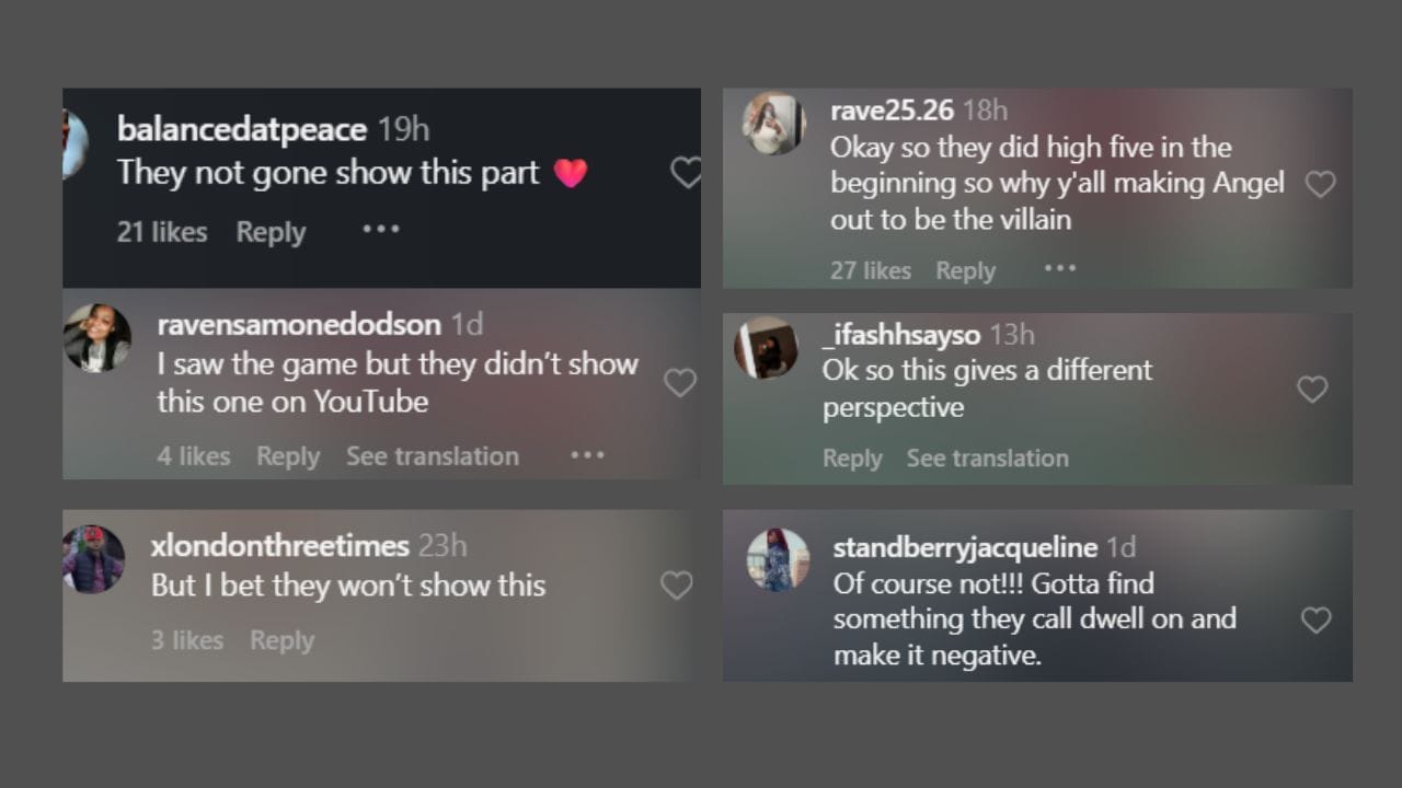"They not gonna show this part" - WNBA Fans Erupt After Angel Reese and ...