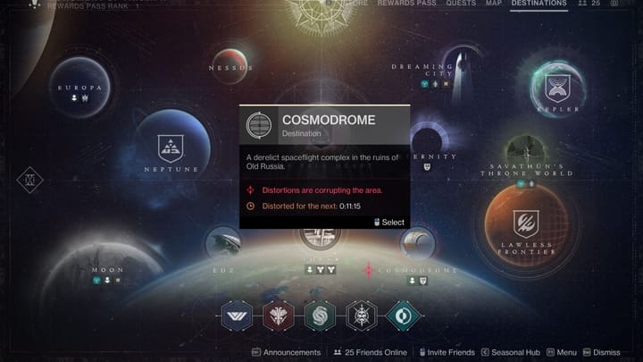 Destiny 2 Distortions: Strange Matter and Strange Signal locations