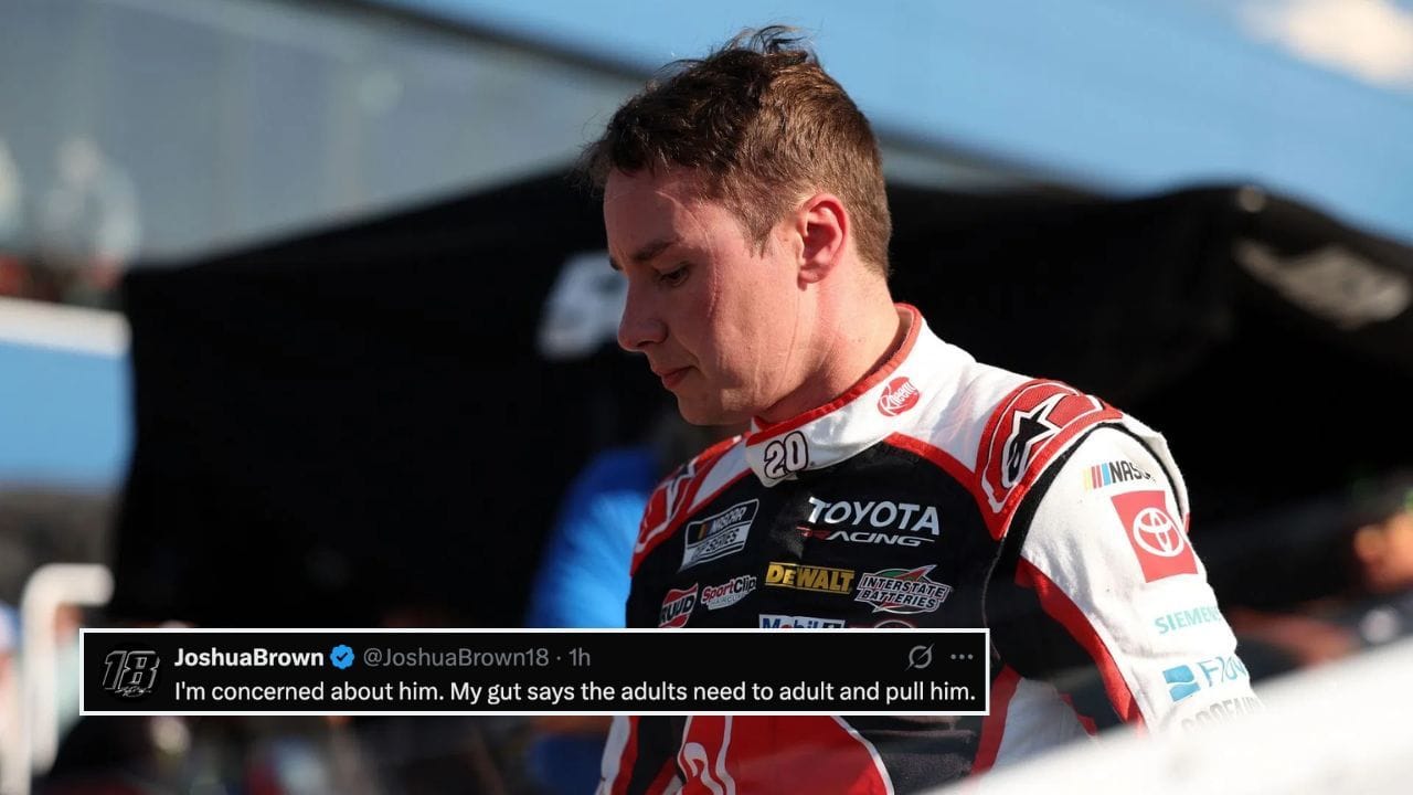 "I'm concerned about him": NASCAR fans raise concern over Christopher ...