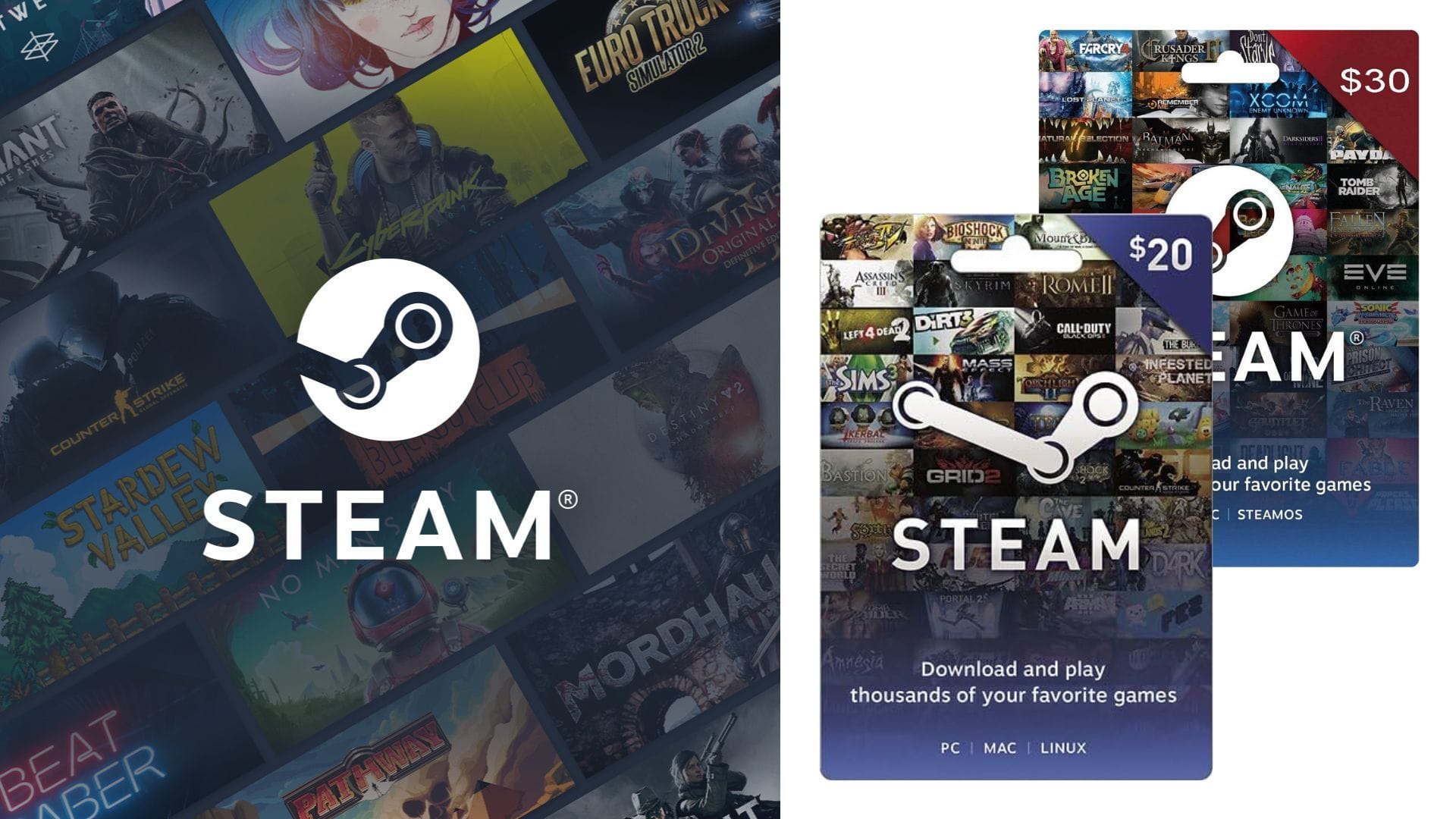 Steam discontinues physical Gift Cards permanently