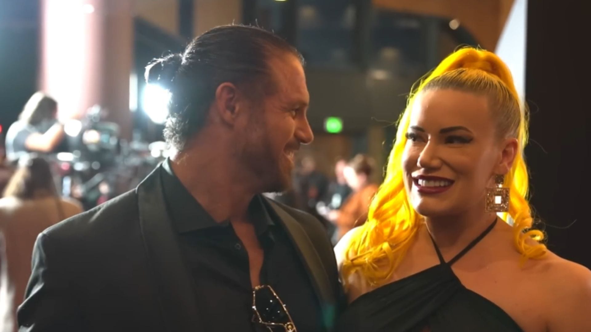 Congratulations to AEW couple John Morrison and his wife Taya Valkyrie