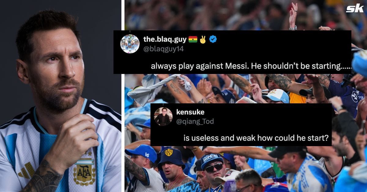 “Always play against Messi”, “Useless and weak” - Argentina fans ...