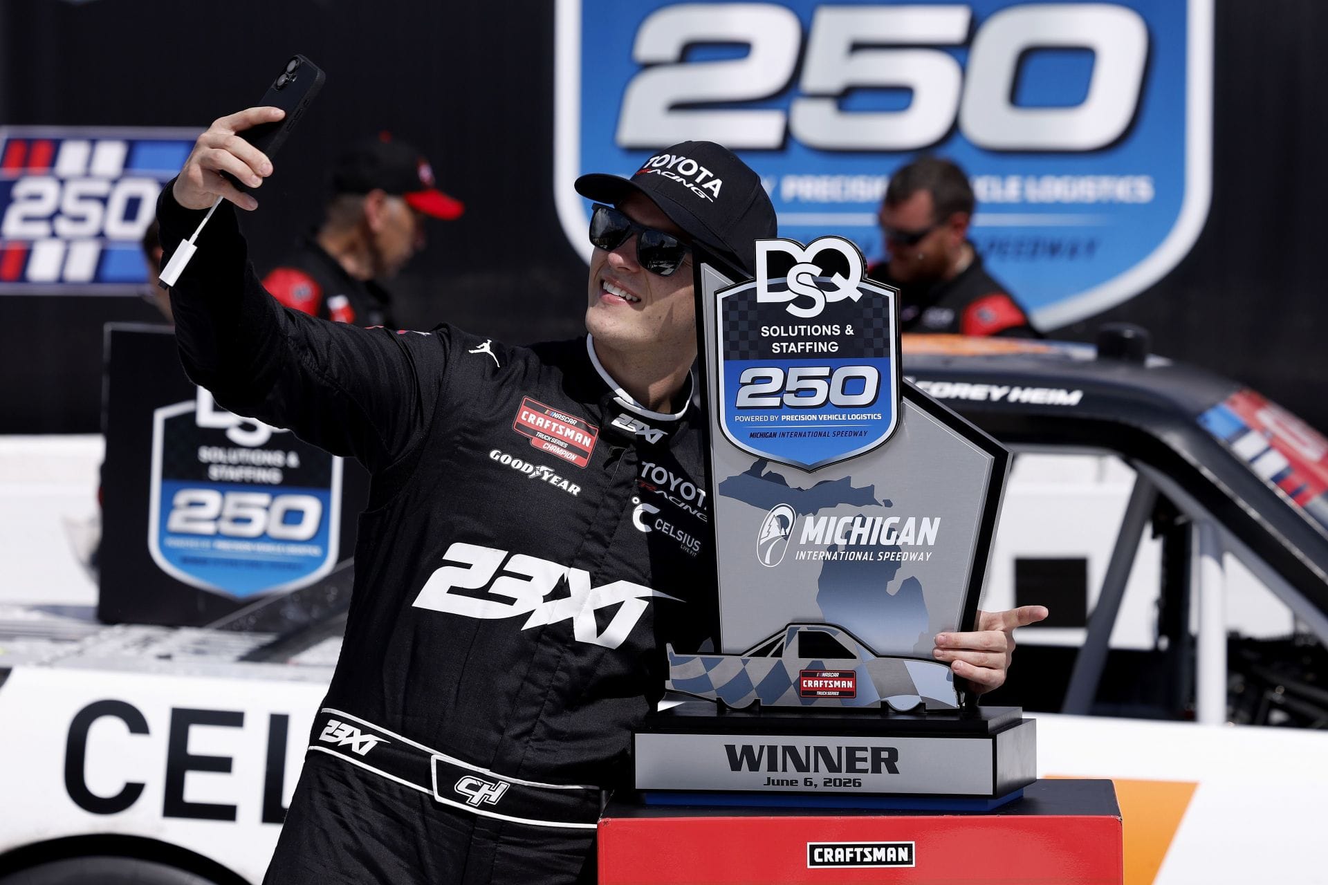 Corey Heim didn’t mince words after his race-winning block on ...