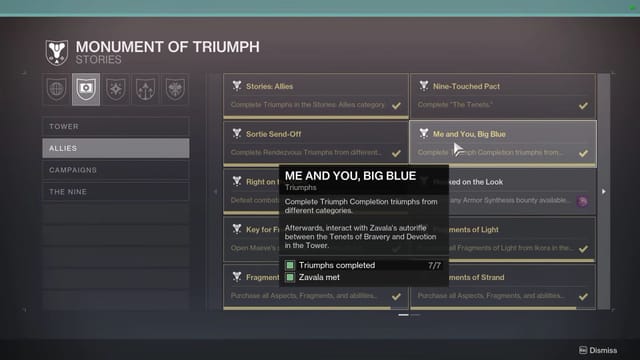 destiny 2: How to beat Me and You, Big Blue Triumph in Destiny 2