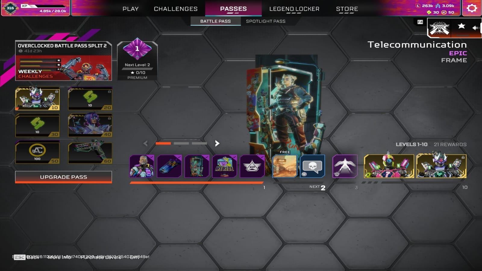 Apex Legends Season 29 Split 2 Battle Pass: All tiers and rewards