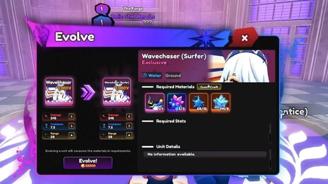 Universal Tower Defense X Wavechaser (Mualani) guide