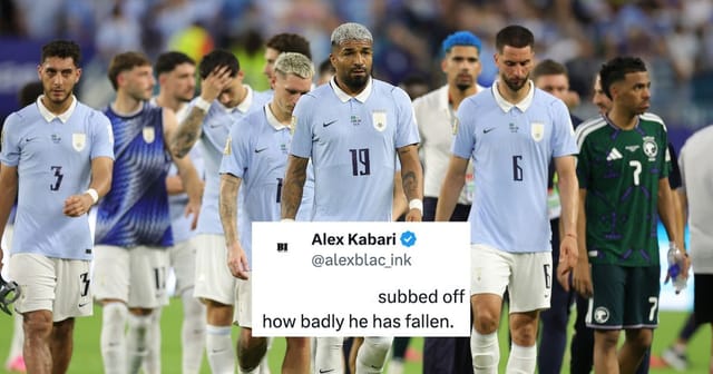 "Can’t even tell if he on the pitch" - Fans mock Uruguay star after 1-1 ...