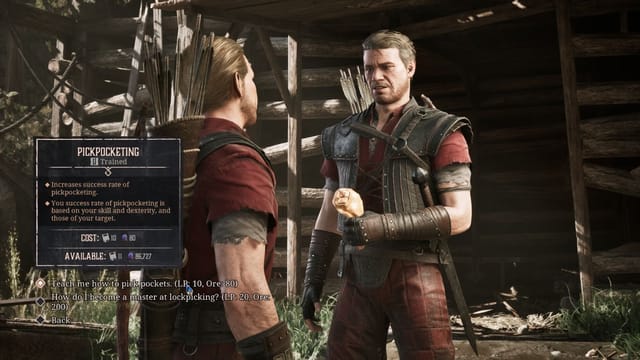 Pickpocket: How to pickpocket in Gothic 1 Remake