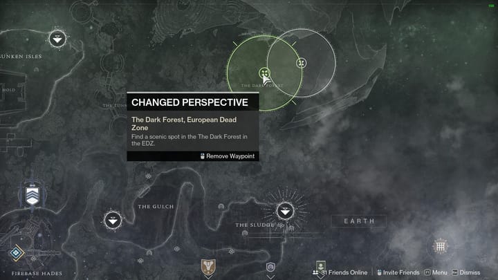 All scenic spot locations in Destiny 2