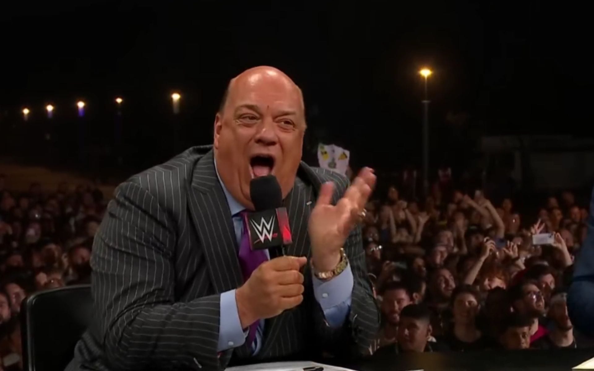 WWE fans at Clash in Italy get pi**ed off after Paul Heyman takes a ...
