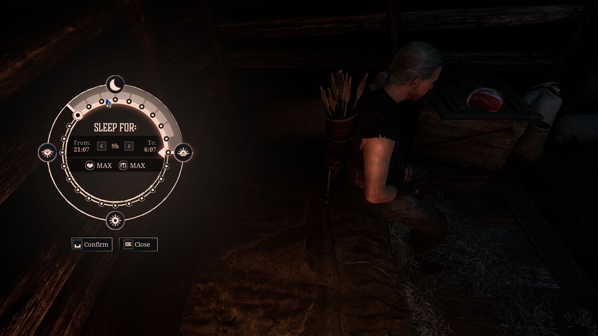 How to wait (skip time) in Gothic 1 Remake