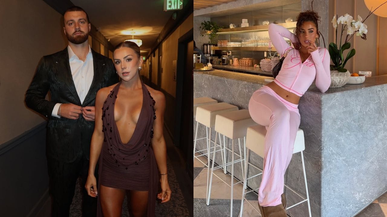 Jake Ferguson’s fiancée Haley Cavinder and twin Hanna’s SI Swimsuit ...