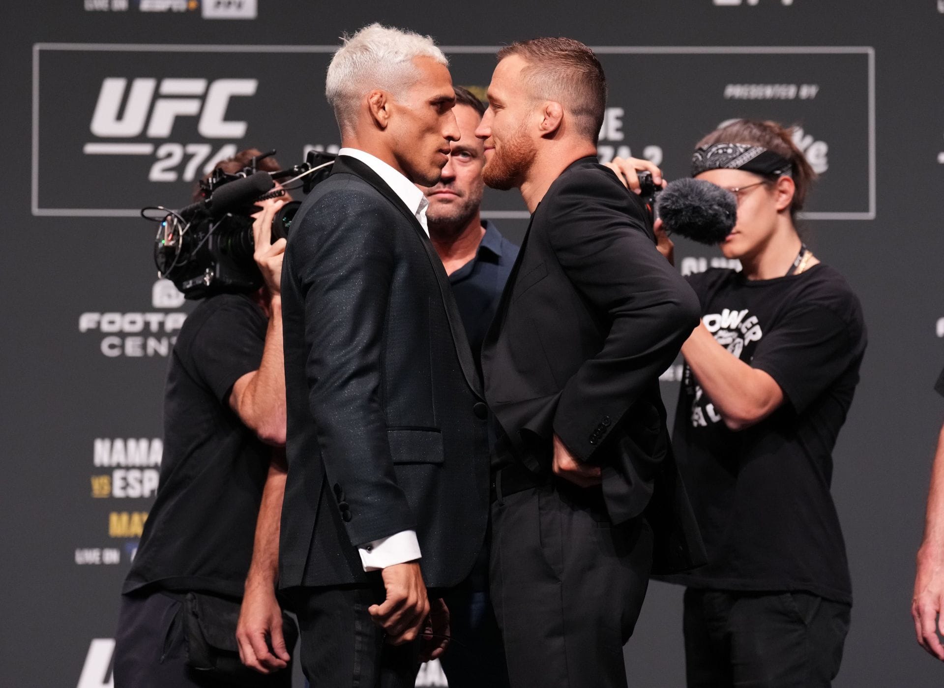 Justin Gaethje: “Winner takes all” - Charles Oliveira throws down ...