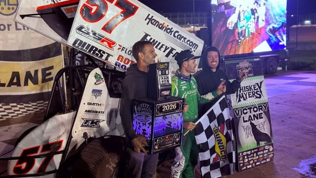 Where did NASCAR star Kyle Larson finish at High Limit Racing event at ...