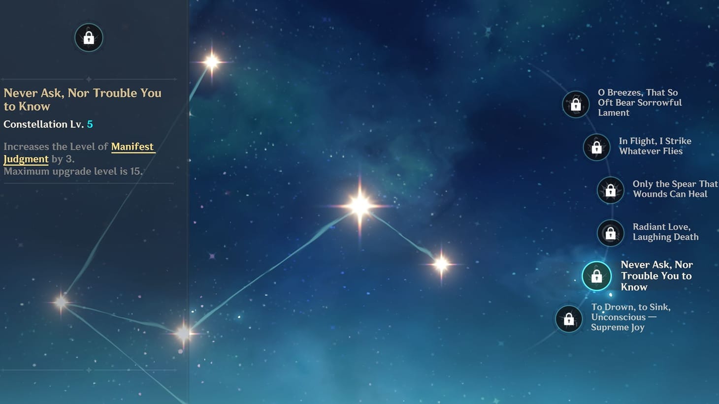Lohen constellations ranked in Genshin Impact