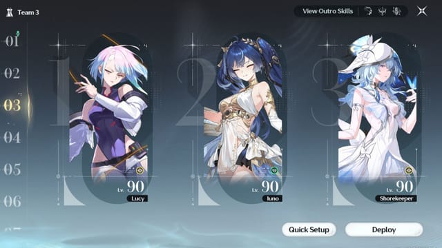Best teams for Lucy in Wuthering Waves