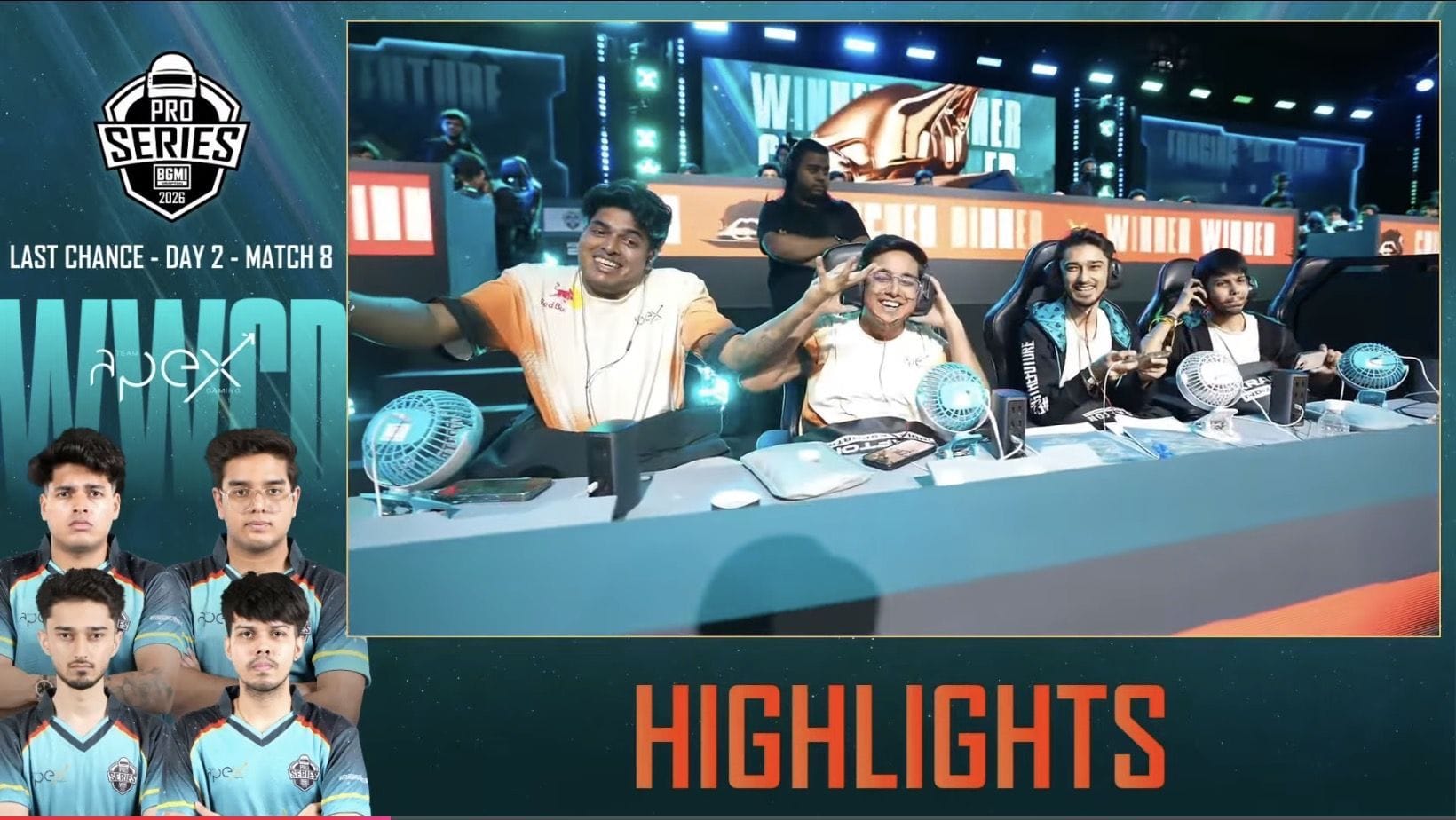 Team Apex Gaming dominates BMPS 2026 Last Chance
