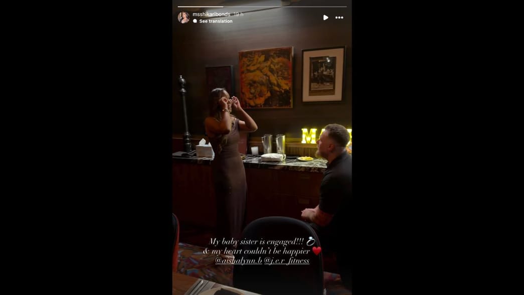 WATCH: Barry Bonds' daughter Aisha gets teary-eyed after boyfriend's ...