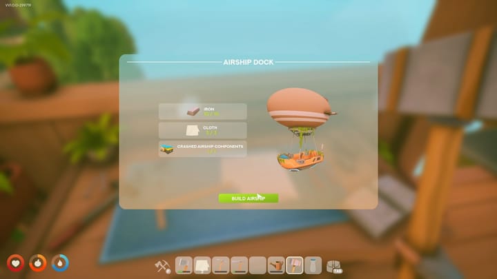 How to build airship in Solarpunk (and upgrade it)