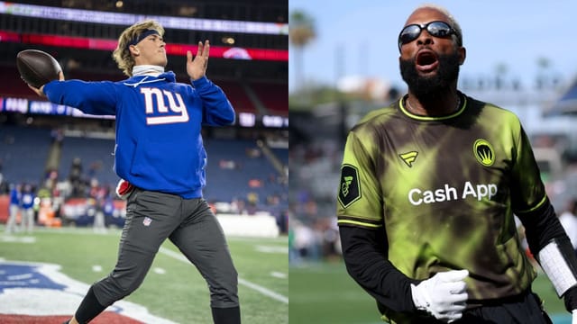 "Looks so fast and agile": Giants fans hyped as Jaxson Dart throws pass ...