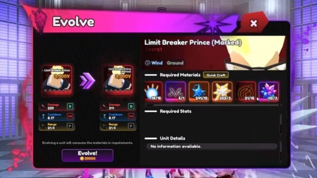Universal Tower Defense X Limit Breaker Prince (Majin Vegeta) guide