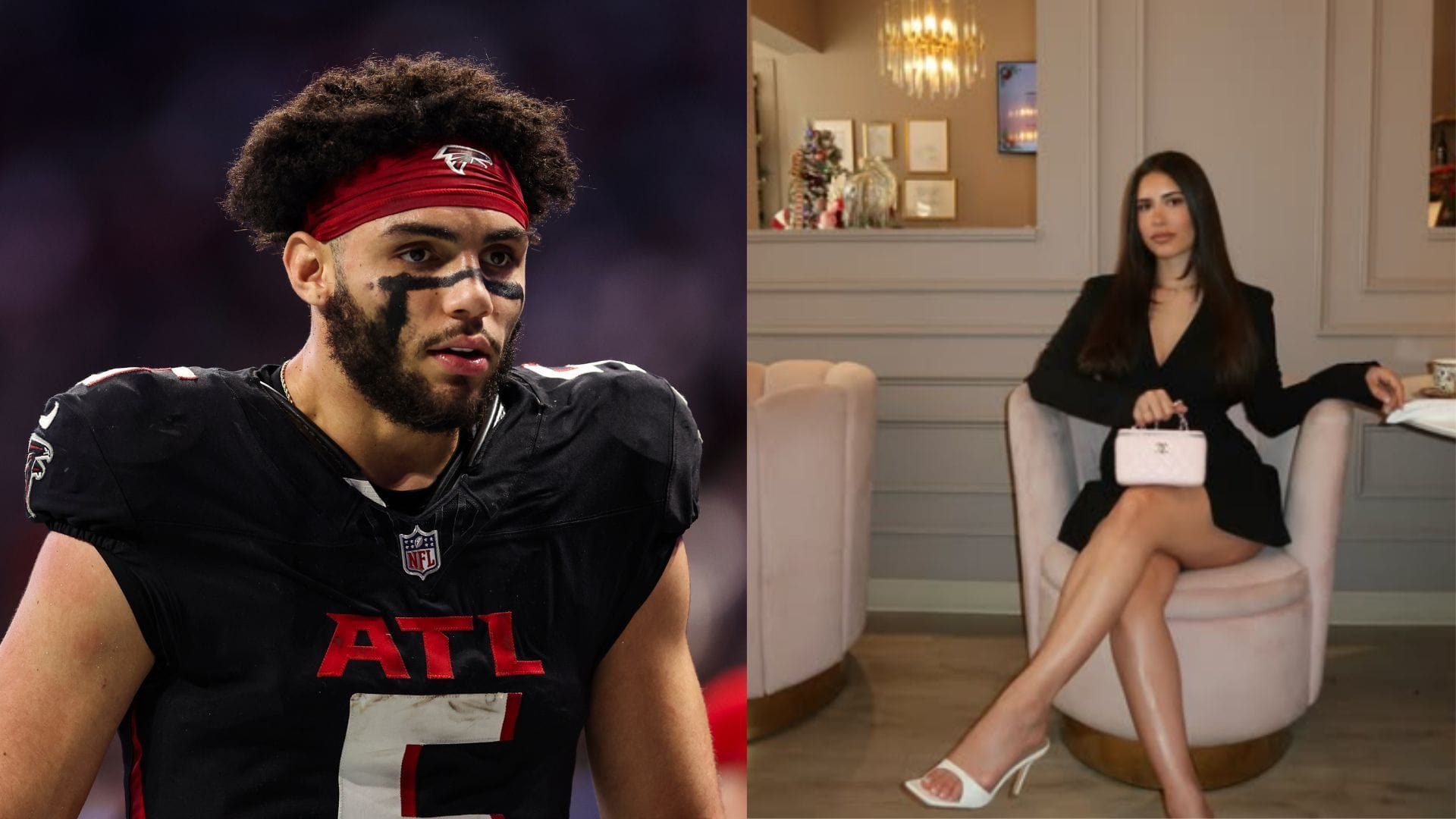 Drake London's gf Sofia beams with pride as Falcons star signs stunning ...
