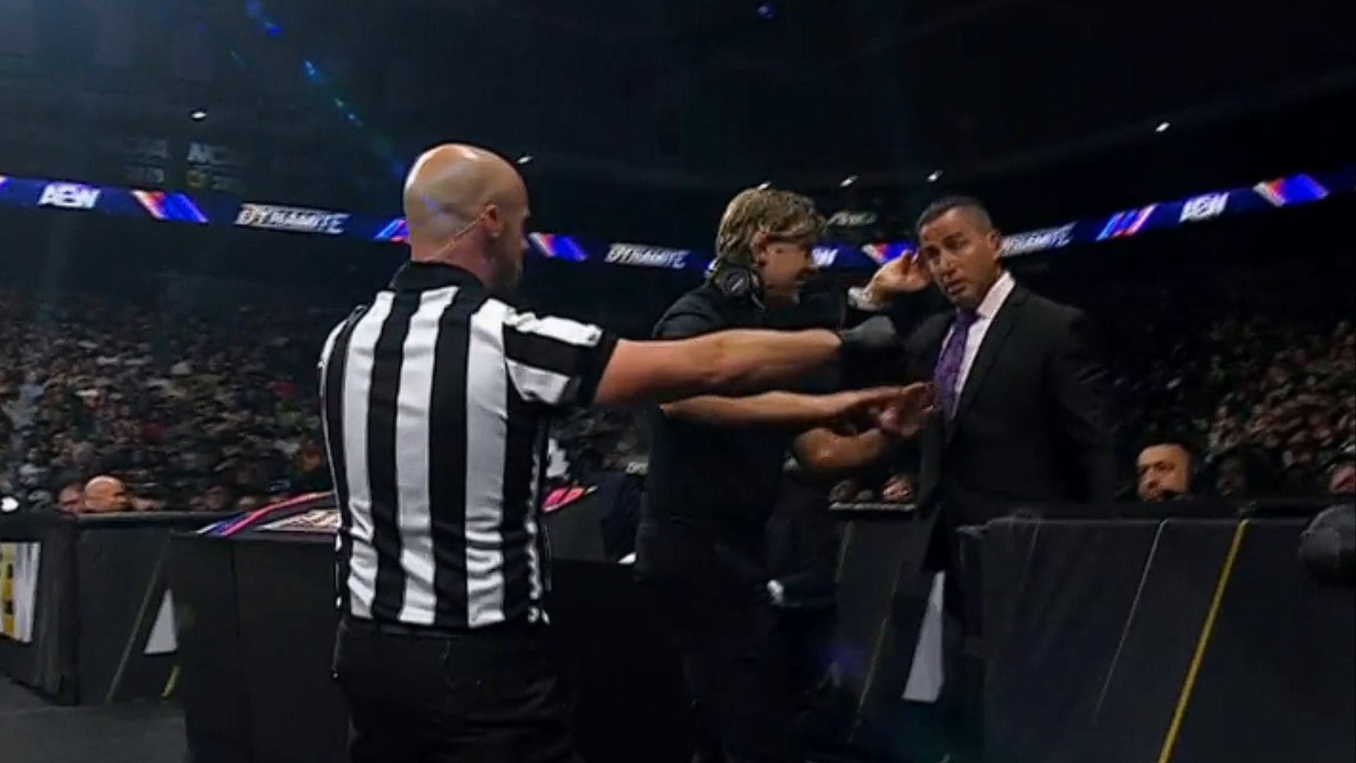 Referee and doctor decide to call of AEW match midway; but there's a twist