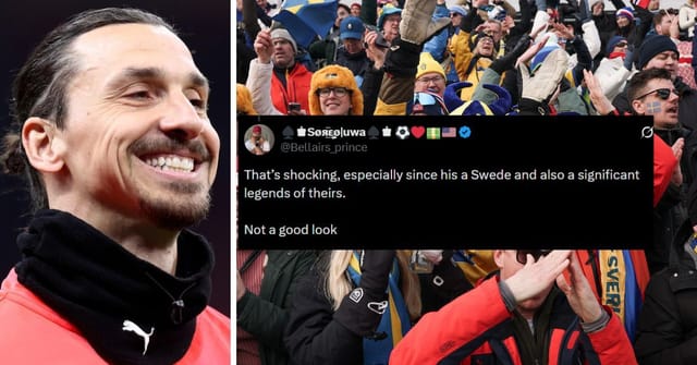 "Not a good look", "Wtf are you doing" - Fans react as Zlatan ...