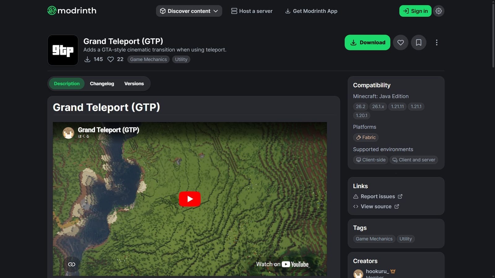 New Minecraft mod adds GTA-styled teleport effects
