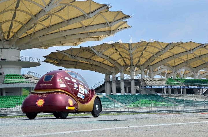 VIT University students participate in the Shell Eco Marathon Asia