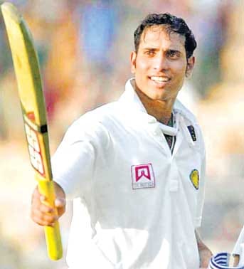 Fine Indian Silk!-VVS Laxman