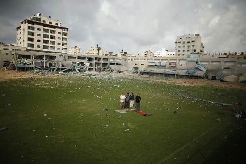 Football and Prayers at Gaza Stadium