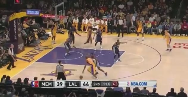 Basketball Moves Breakdown - Kobe drives, spins and fades